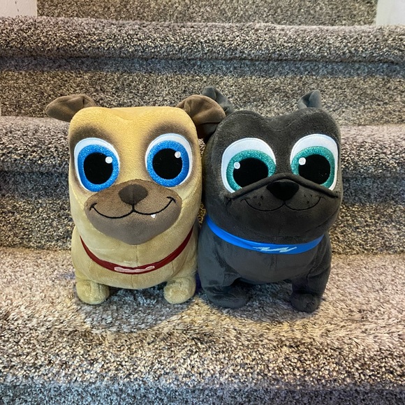 Disney | Toys | Disneys Puppy Dog Pal Bingo Rolly Matching Set Plushys ...